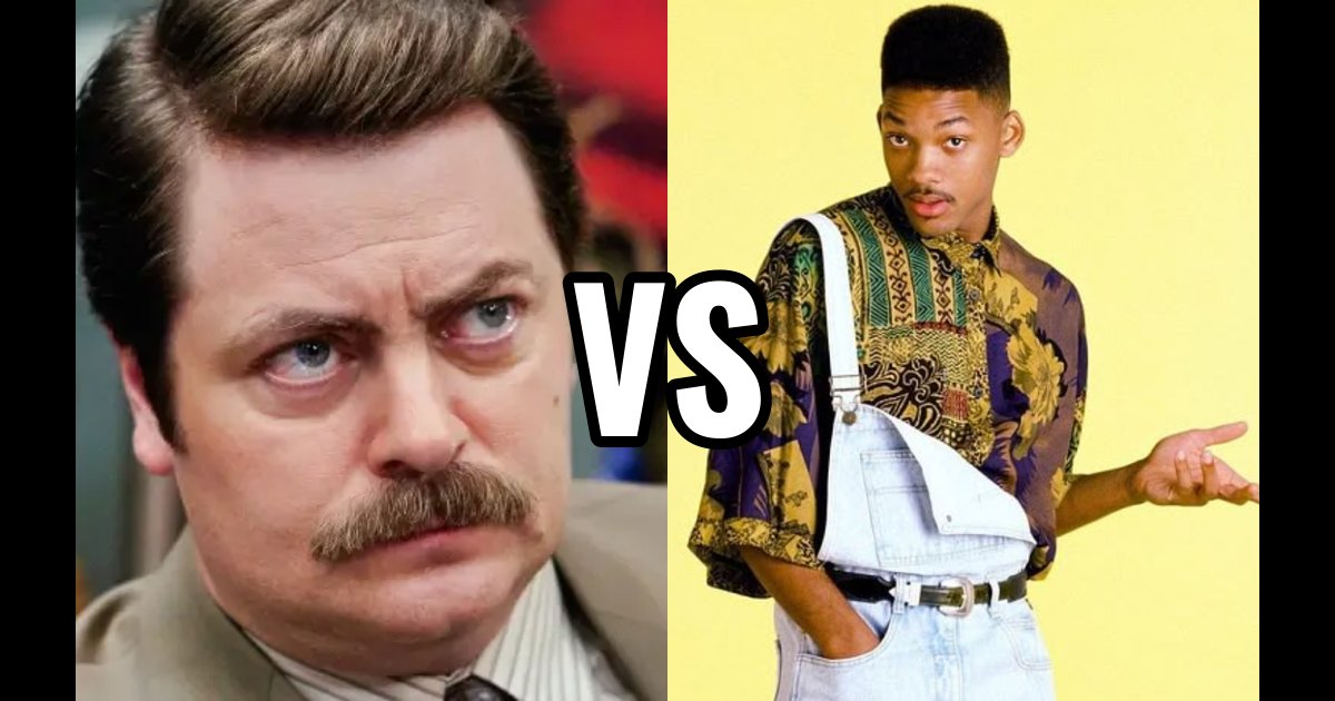 Ron Swanson (Parks and Recreation) vs Will Smith - Which TV Sitcom ...
