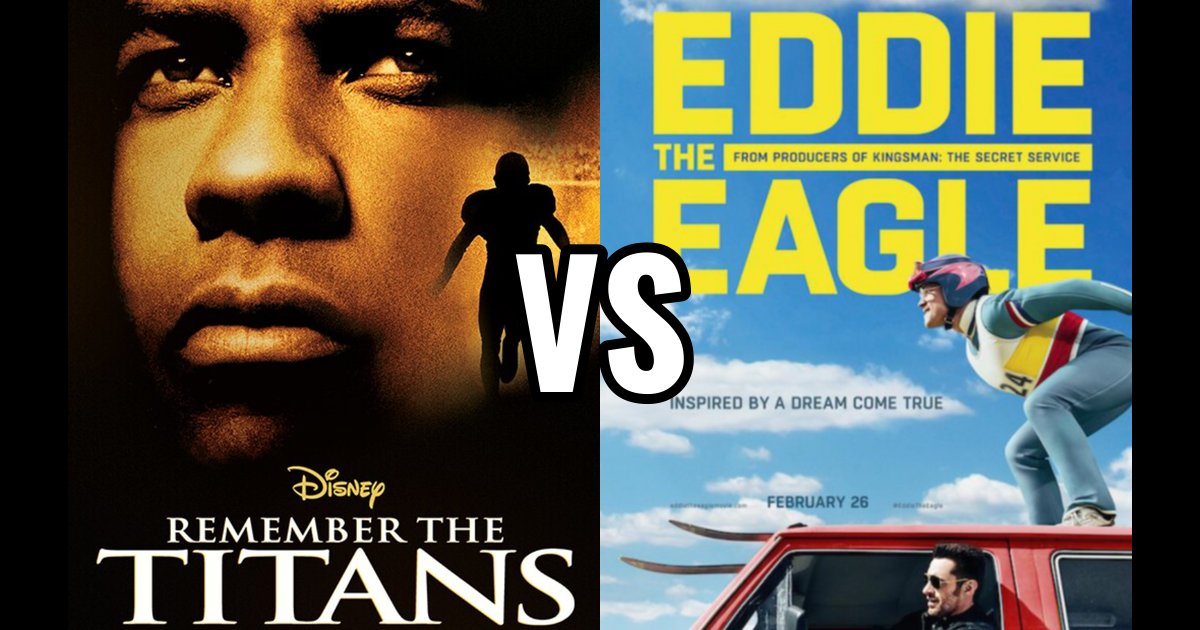 Remember the Titans vs Eddie the Eagle - Which Underdog Movie is Better?