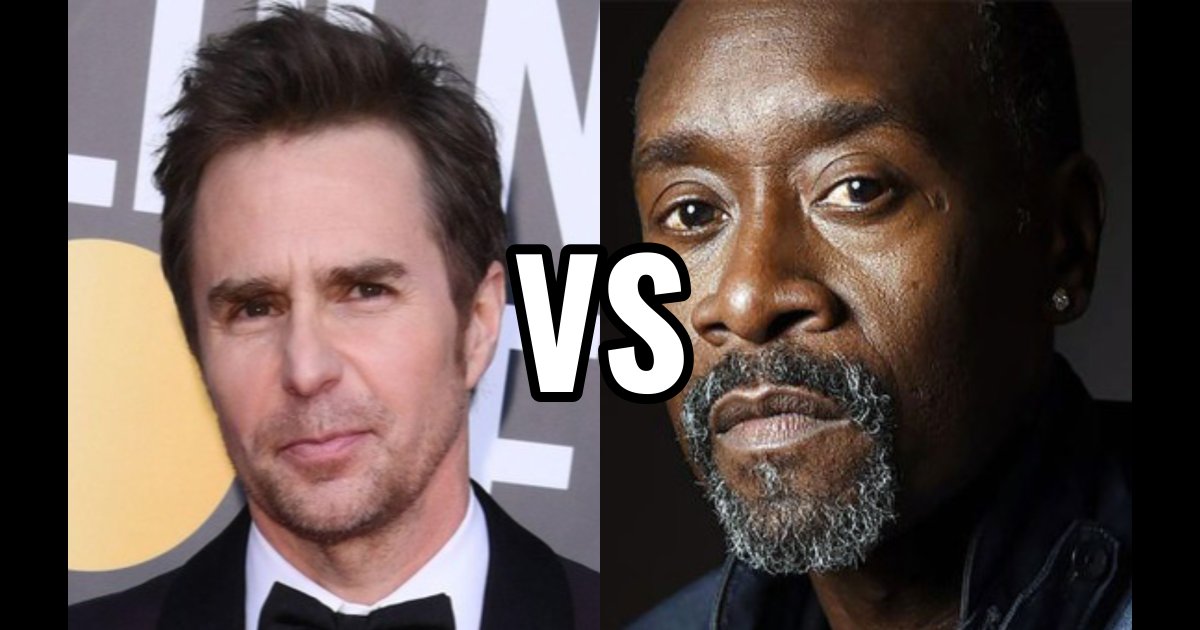 Don Cheadle vs Sam Rockwell: Sam Rockwell Leads