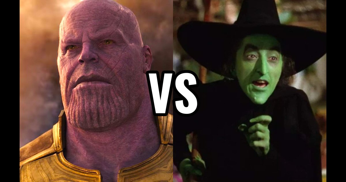 Thanos vs The Wicked Witch of the West: Thanos Leads