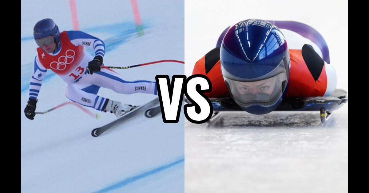 Alpine Skiing vs Skeleton: Alpine Skiing Leads