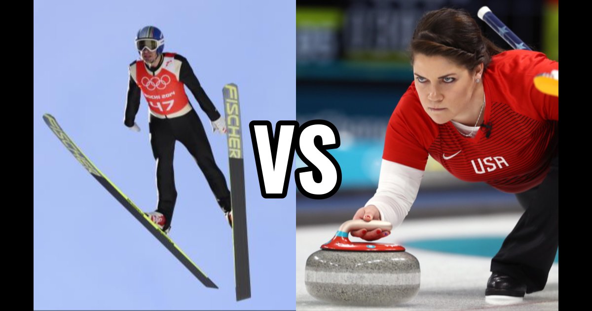 Ski Jumping vs Curling - Which Winter Olympic Sport is Better?