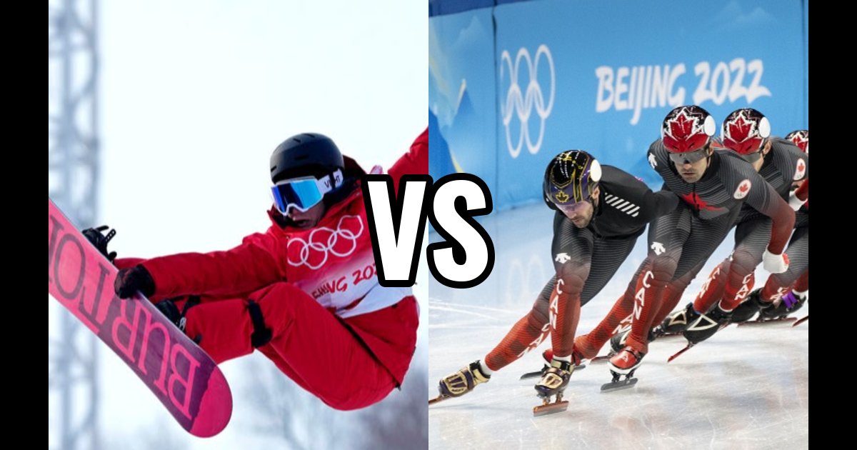 Short Track Speed Skating vs Snowboarding: Fans Are Split