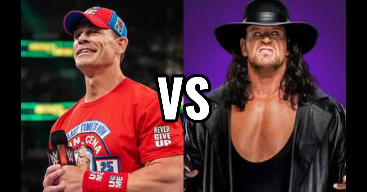 John Cena vs The Undertaker: John Cena Leads
