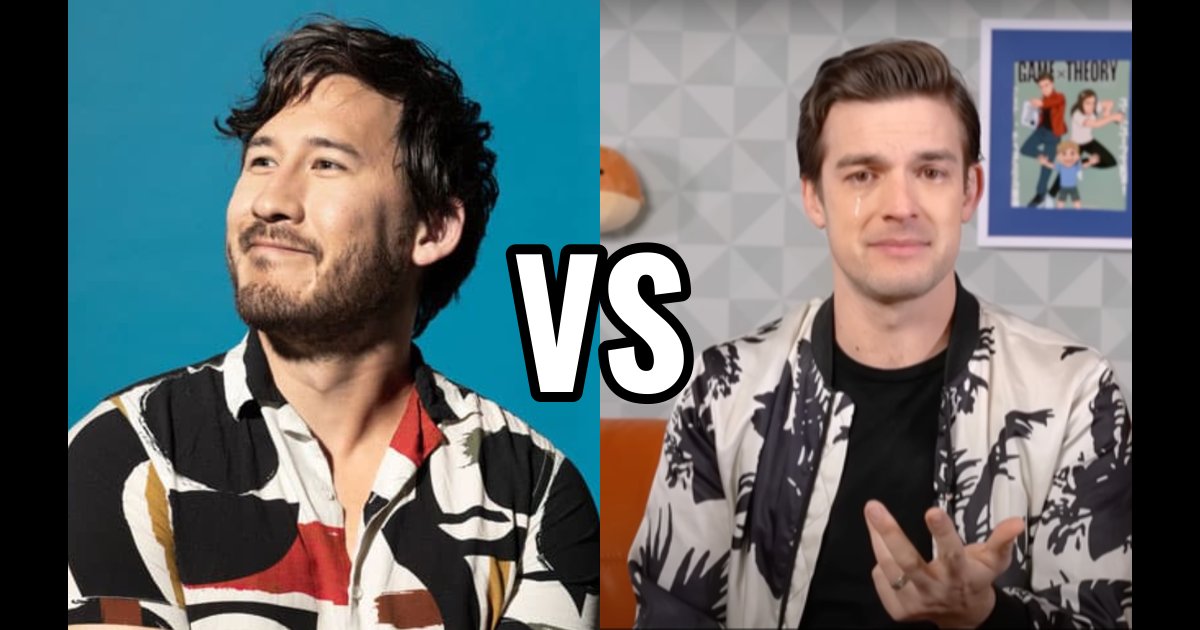 Markiplier (Mark Fischbach) vs MatPat (Game Theory / Film Theory): Fans ...