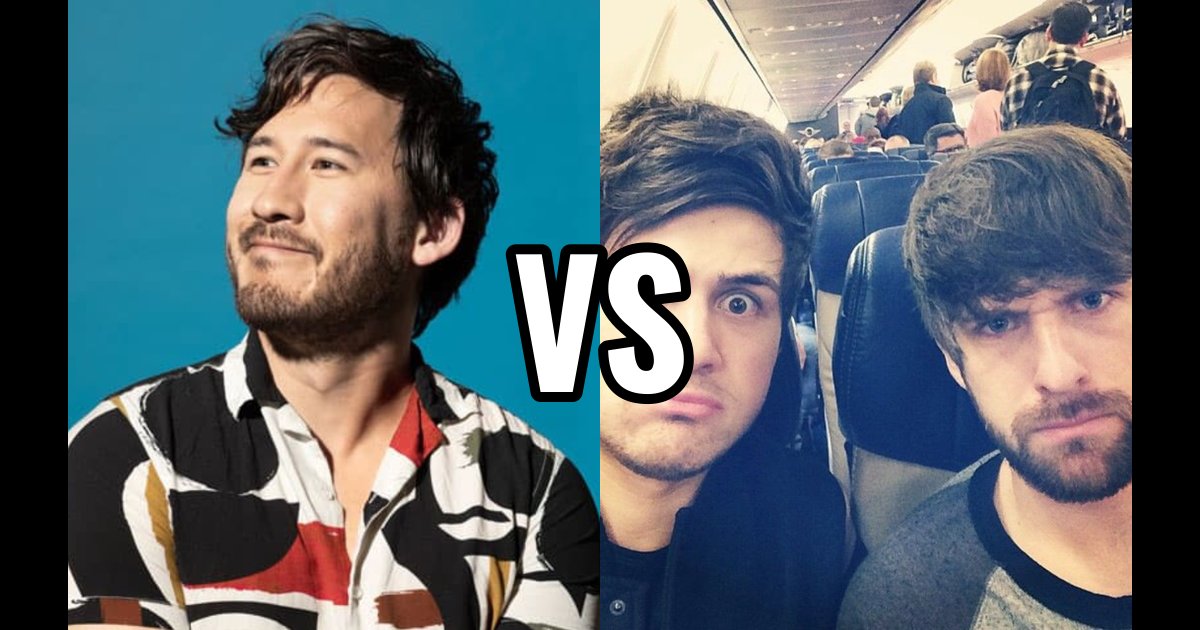 Markiplier (Mark Fischbach) vs Smosh (Ian Hecox & Anthony Padilla ...